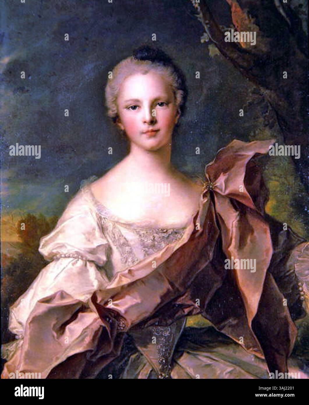 This posthumous portrait depicts Madame Thérèse, the daughter of Louis ...