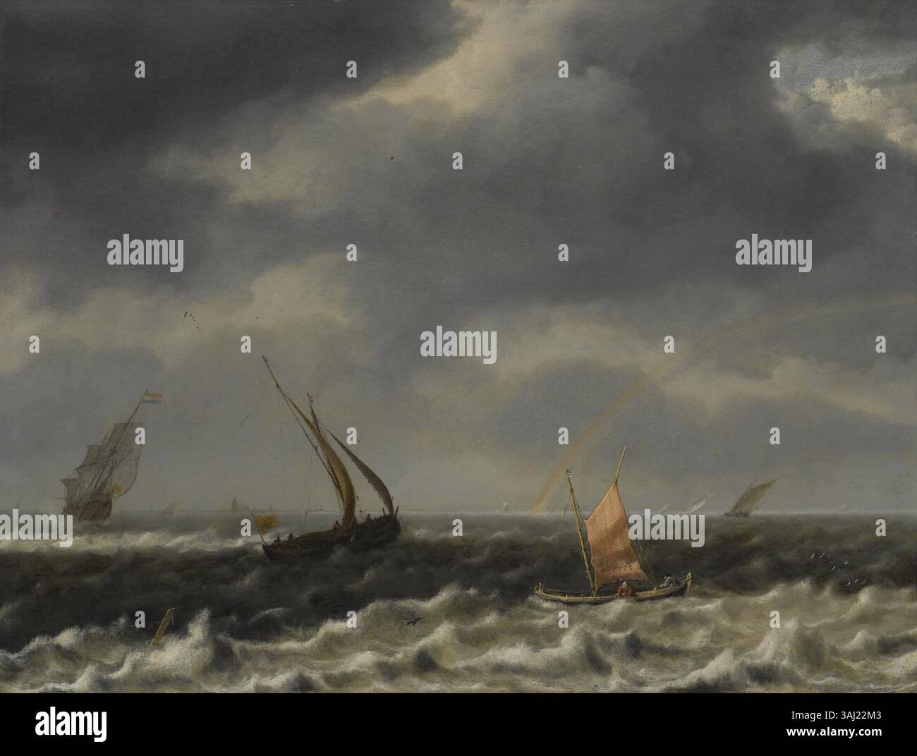 This painting, attributed to Arnoldus van Anthonissen, portrays Dutch ...