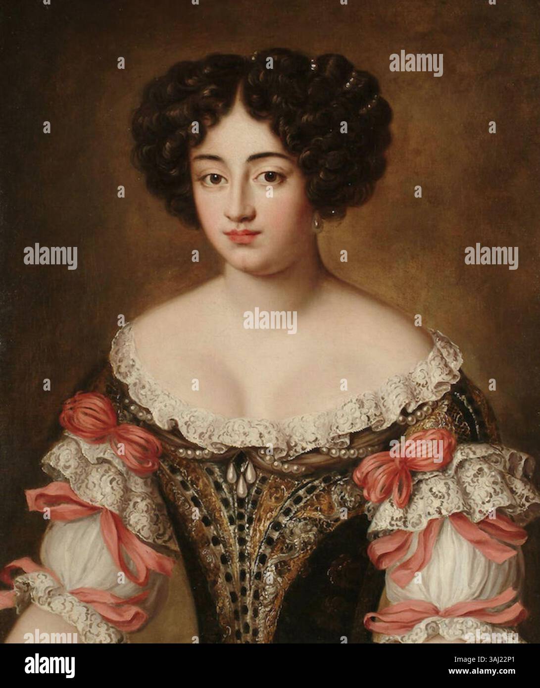 The portrait by a follower of Jacob Ferdinand Voet features Maria ...