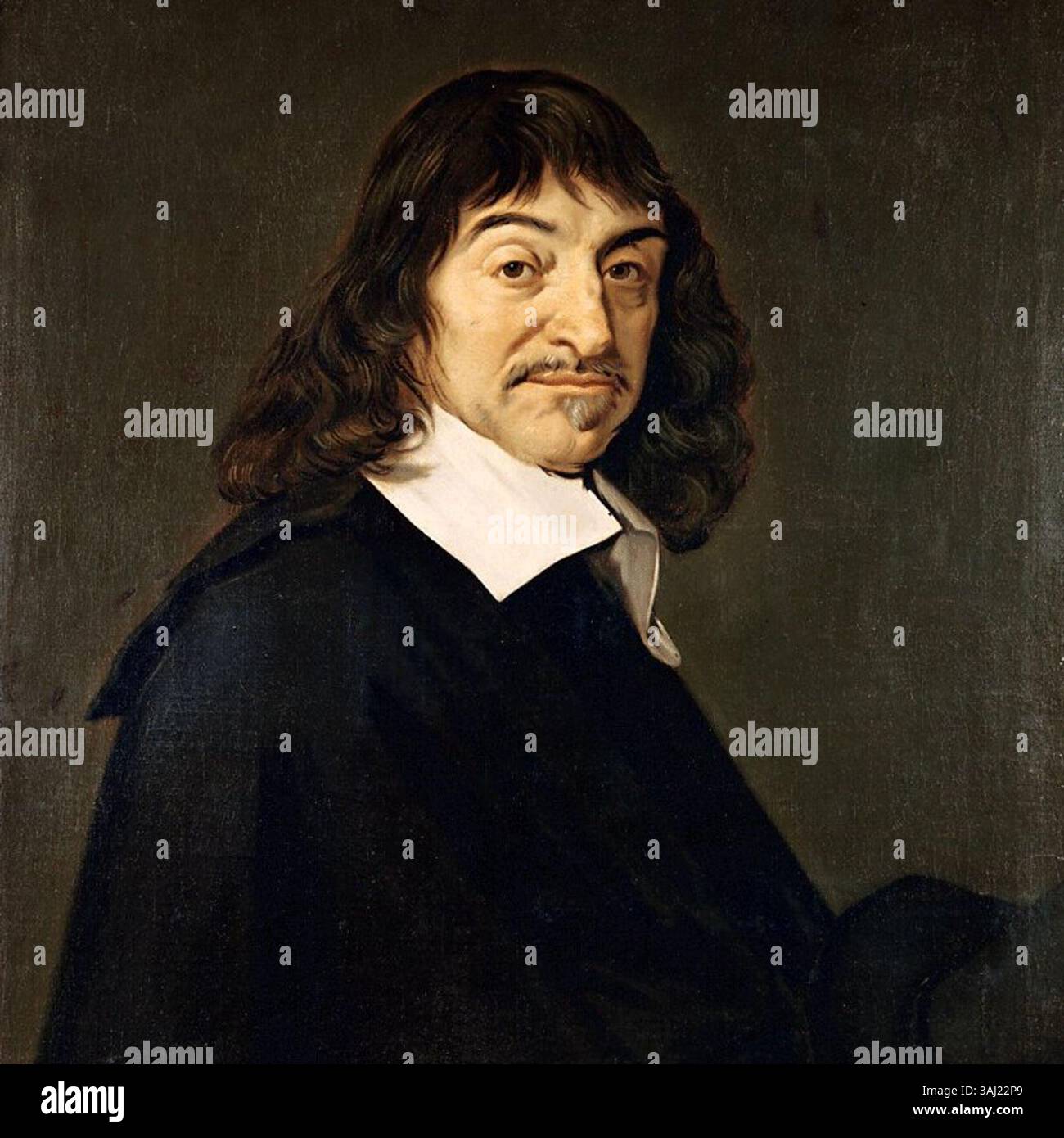 This alternate version of the portrait of René Descartes, attributed to ...