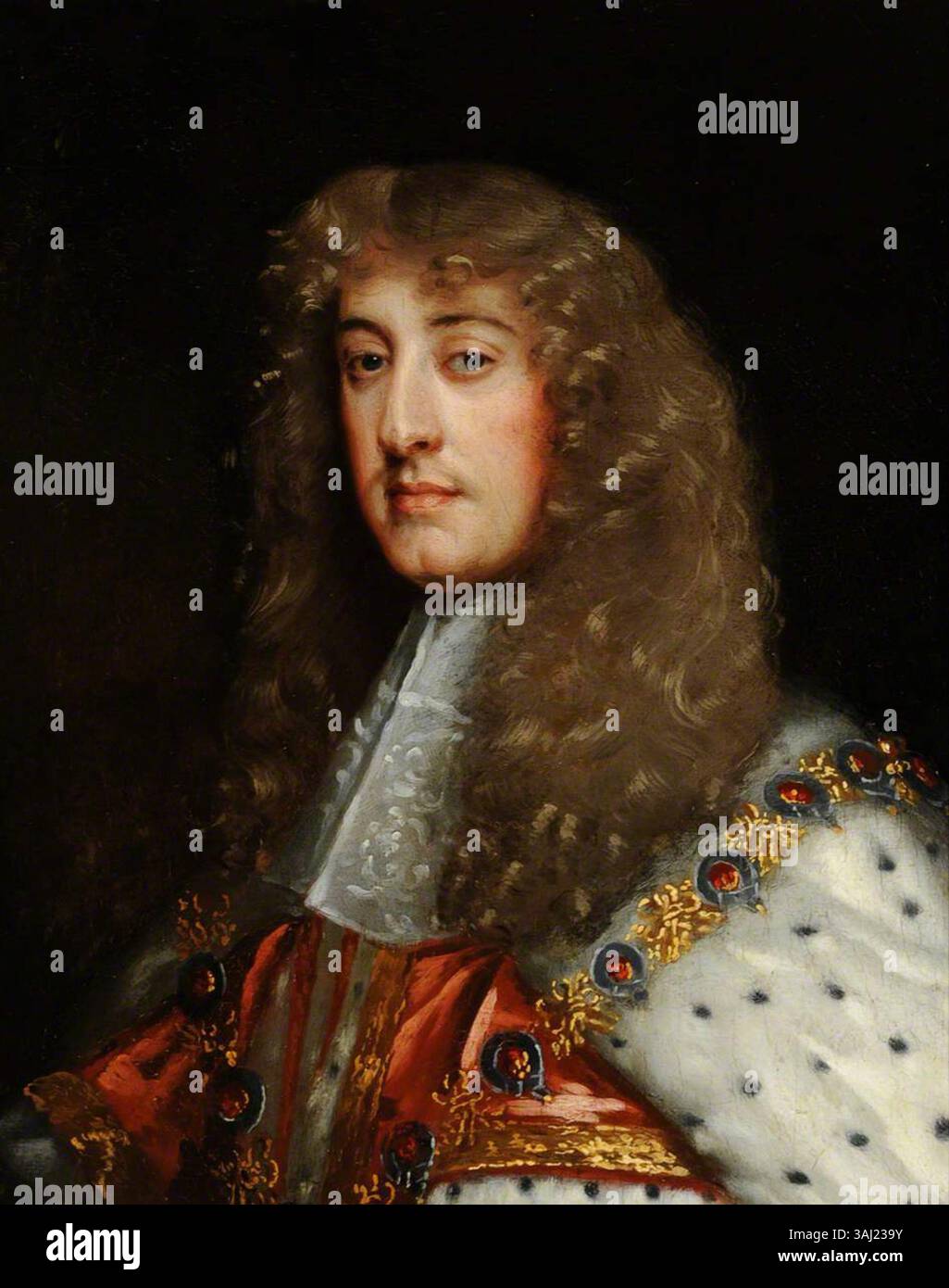 This portrait, painted between 1700 and 1729, depicts King James II of ...
