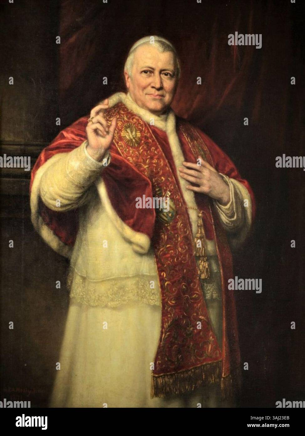 This oil painting by George Peter Alexander Healy, created in 1871 ...