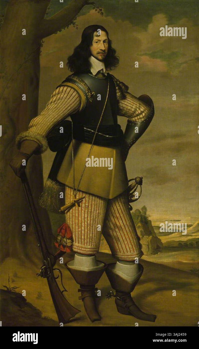 This circa 1640 portrait in the style of Edward Bower depicts Colonel ...