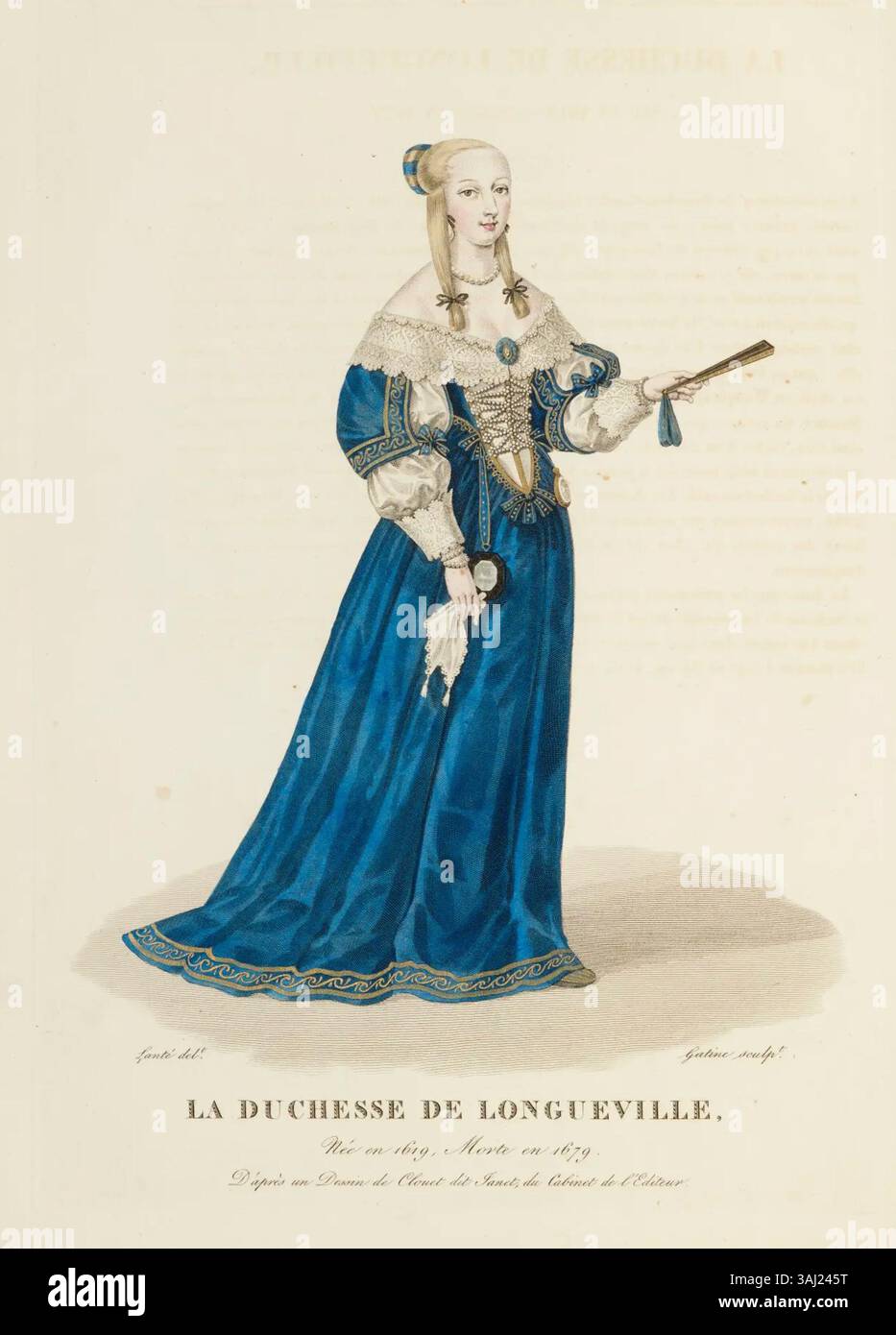 Galerie francaise de femmes celebres hi-res stock photography and ...