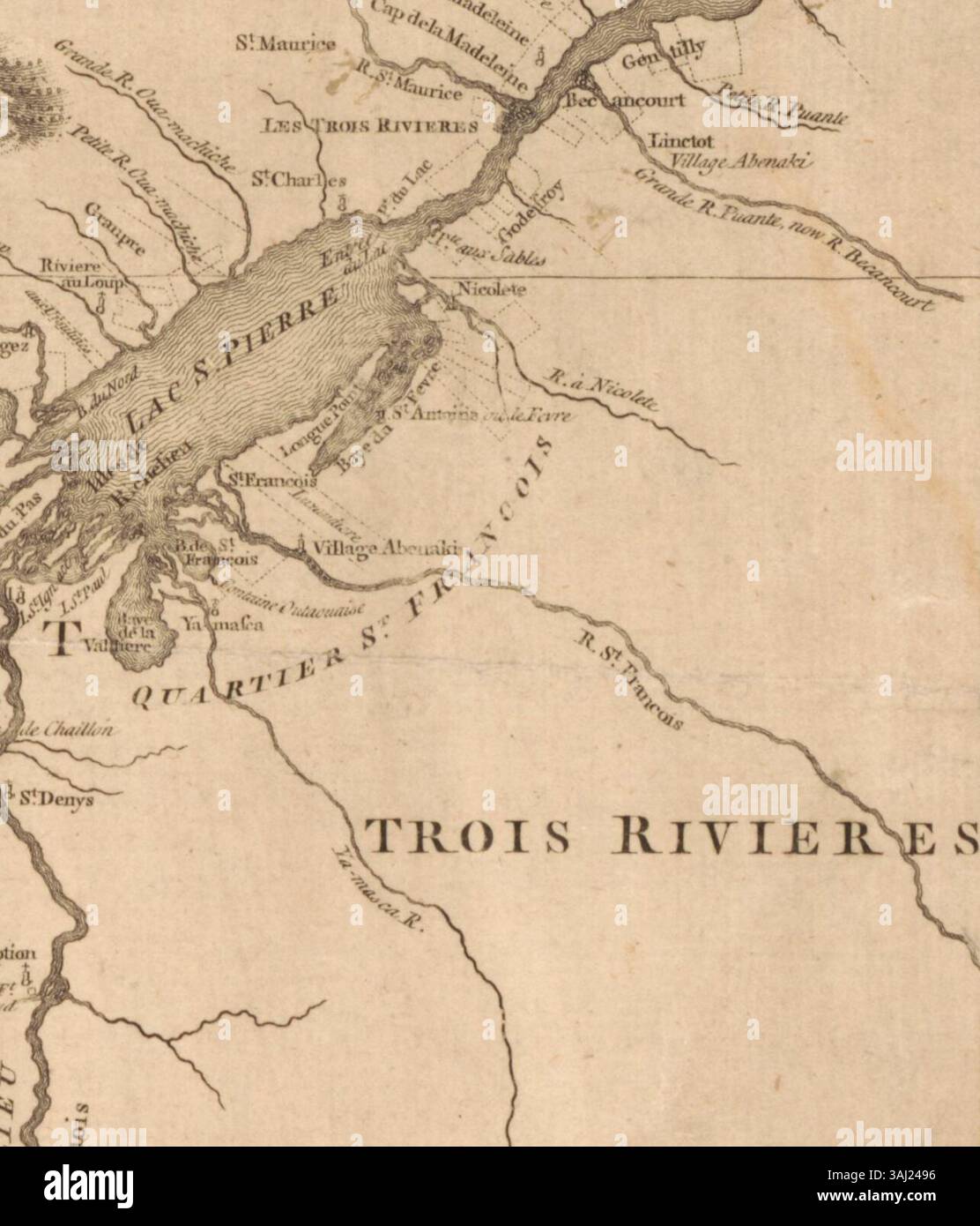 This 1768 map depicts the provinces of New York, New Jersey, and parts ...