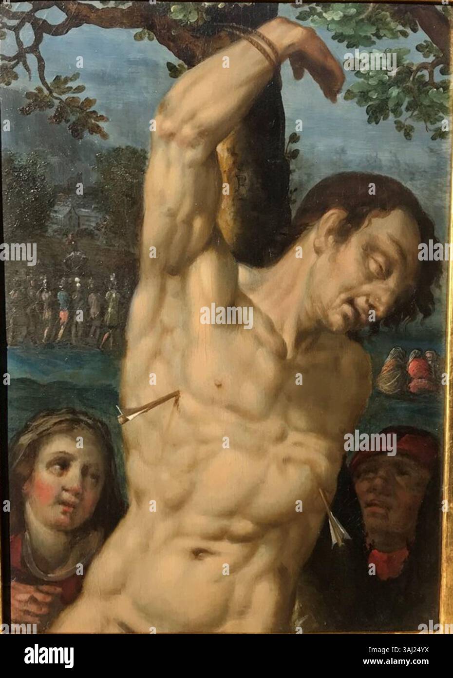 Michiel Coxie’s 'The Martyrdom of St. Sebastian' (1590) depicts the ...