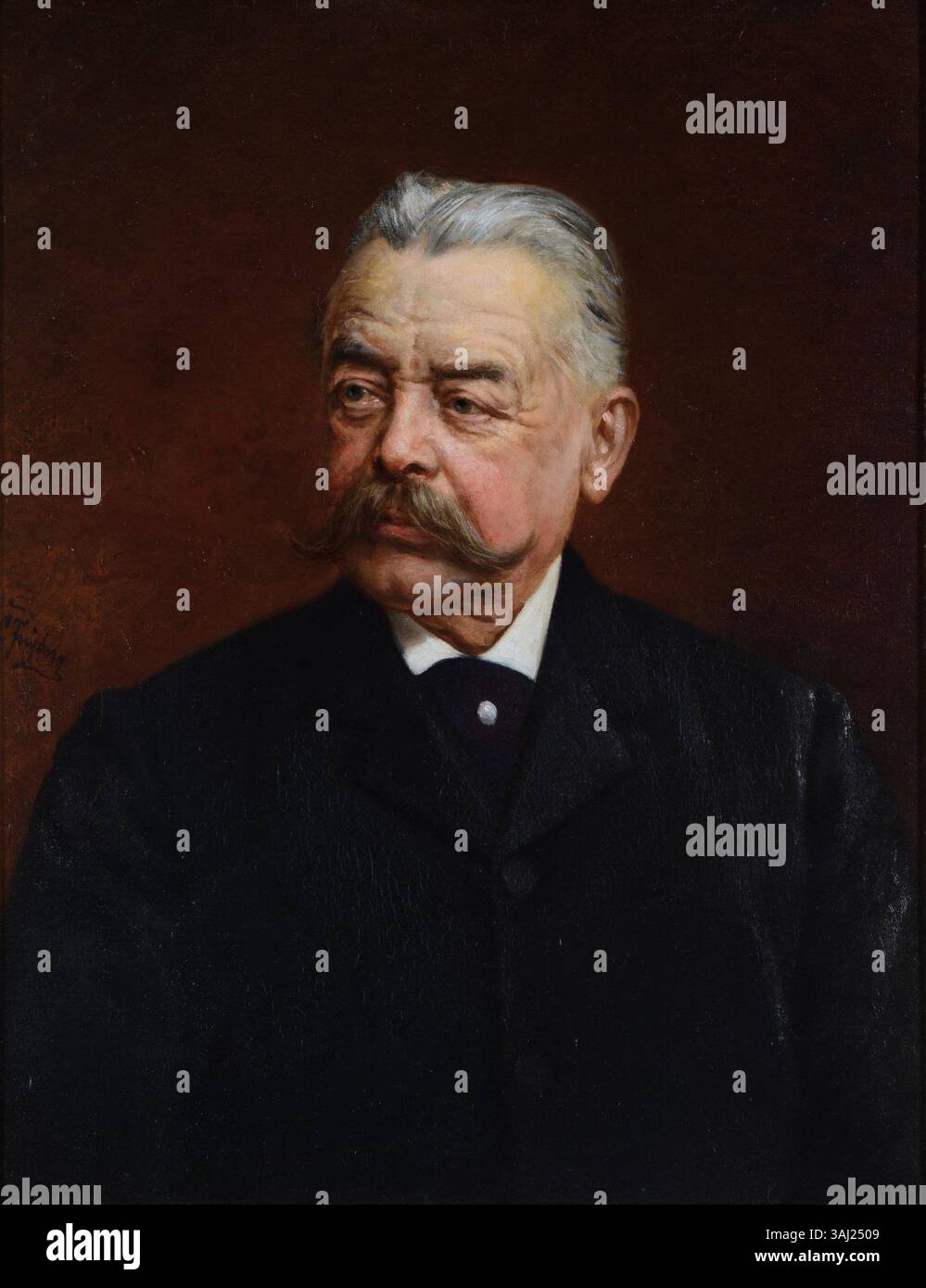 This portrait depicts Viktor I, Duke of Ratibor and Prince of Corvey, a ...