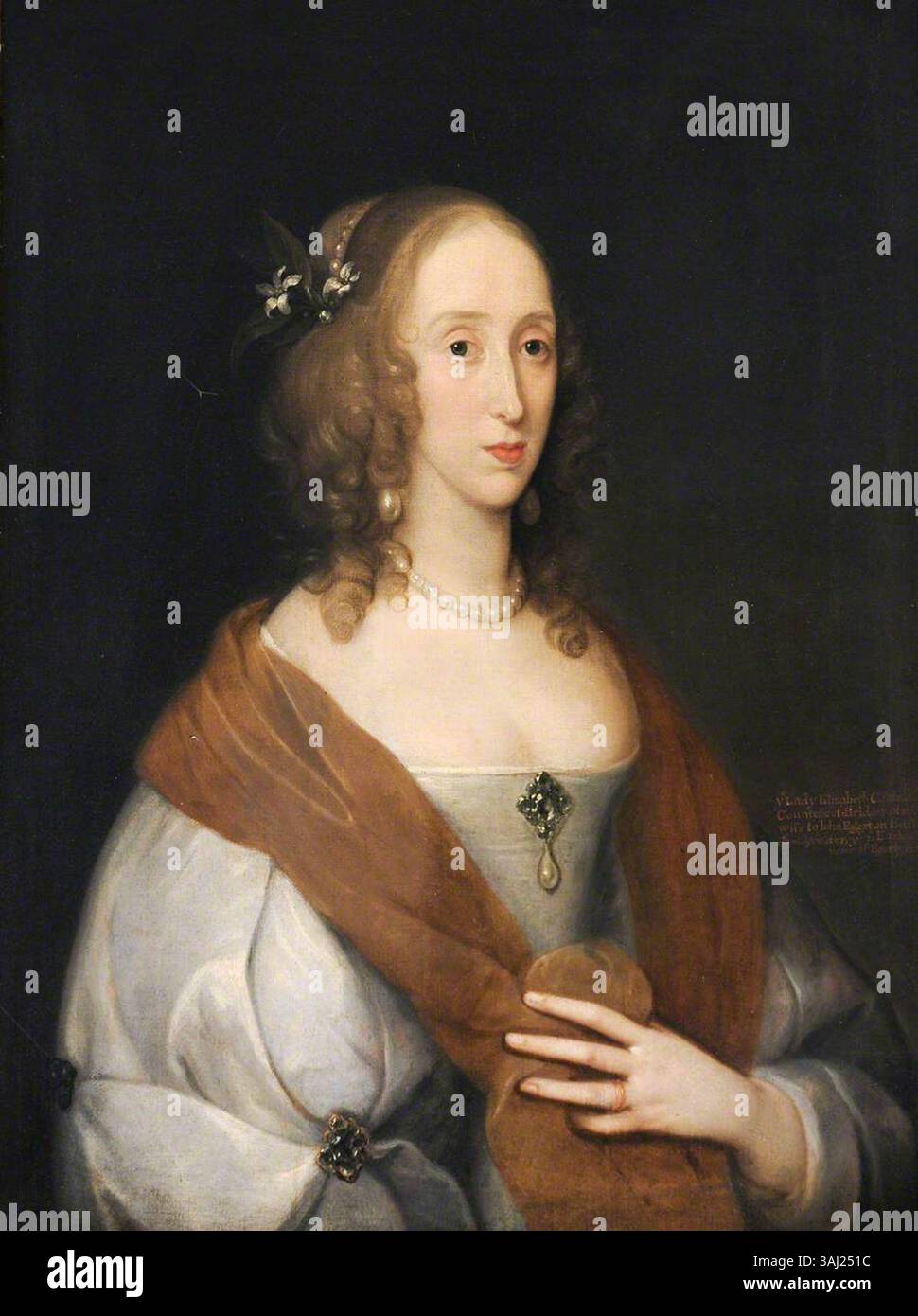 This 1650 portrait of Lady Elizabeth Cavendish, Countess of Bridgewater ...