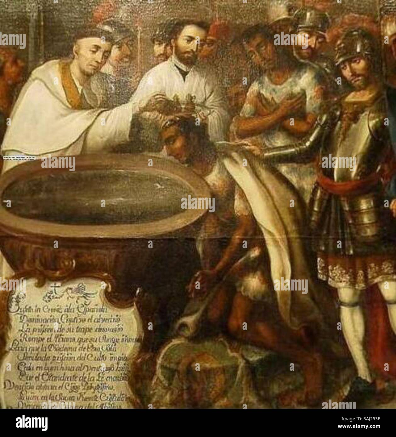 José Vivar y Valderrama’s 18th-century painting ‘Evangelización por la ...