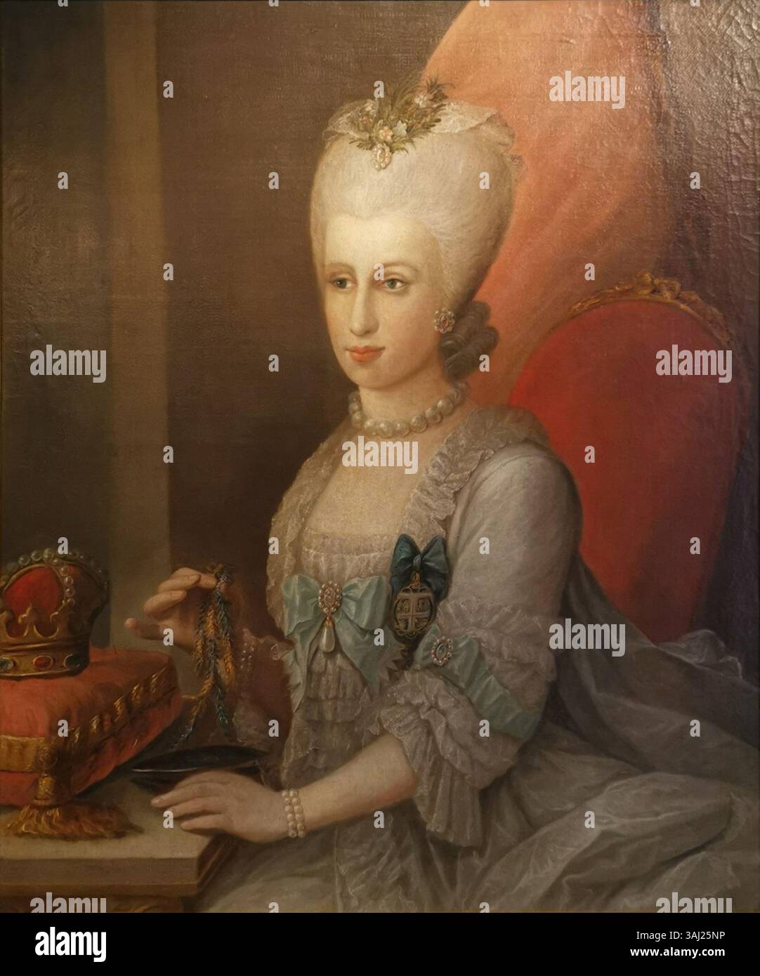 An 18th-century presumed portrait of Her Serene Highness Marie Victoire ...