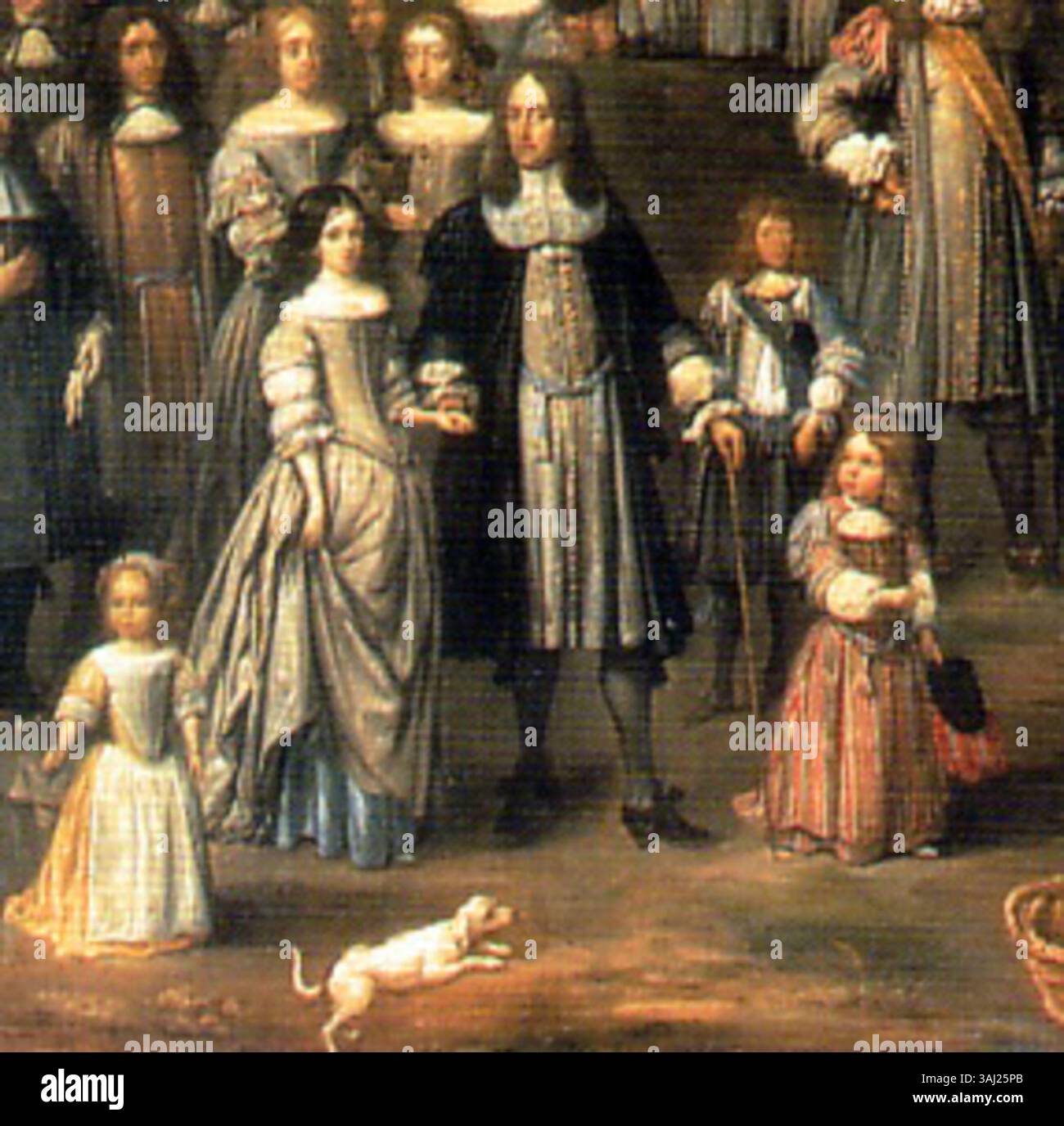 Painting of Sir Henry Tichborne, titled 'The Tichborne Dole', by Gillis ...