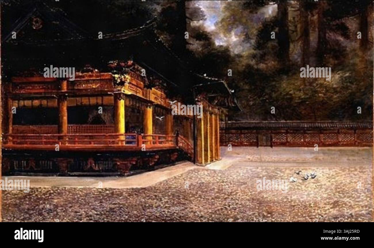 Soyama Sachihiko's Ueno Toshogu, created circa 1890, represents a ...