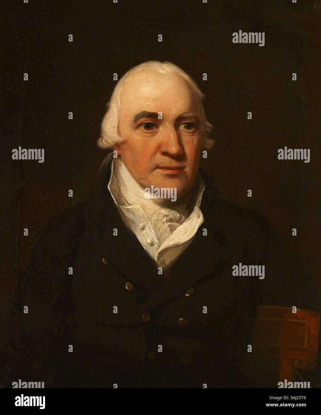 This portrait, painted by George Romney in 1811, shows Henry Bayly ...