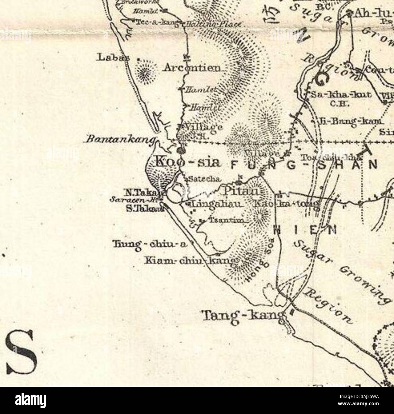 The 1870 map of Formosa, created by Charles W. Le Gendre, highlights ...