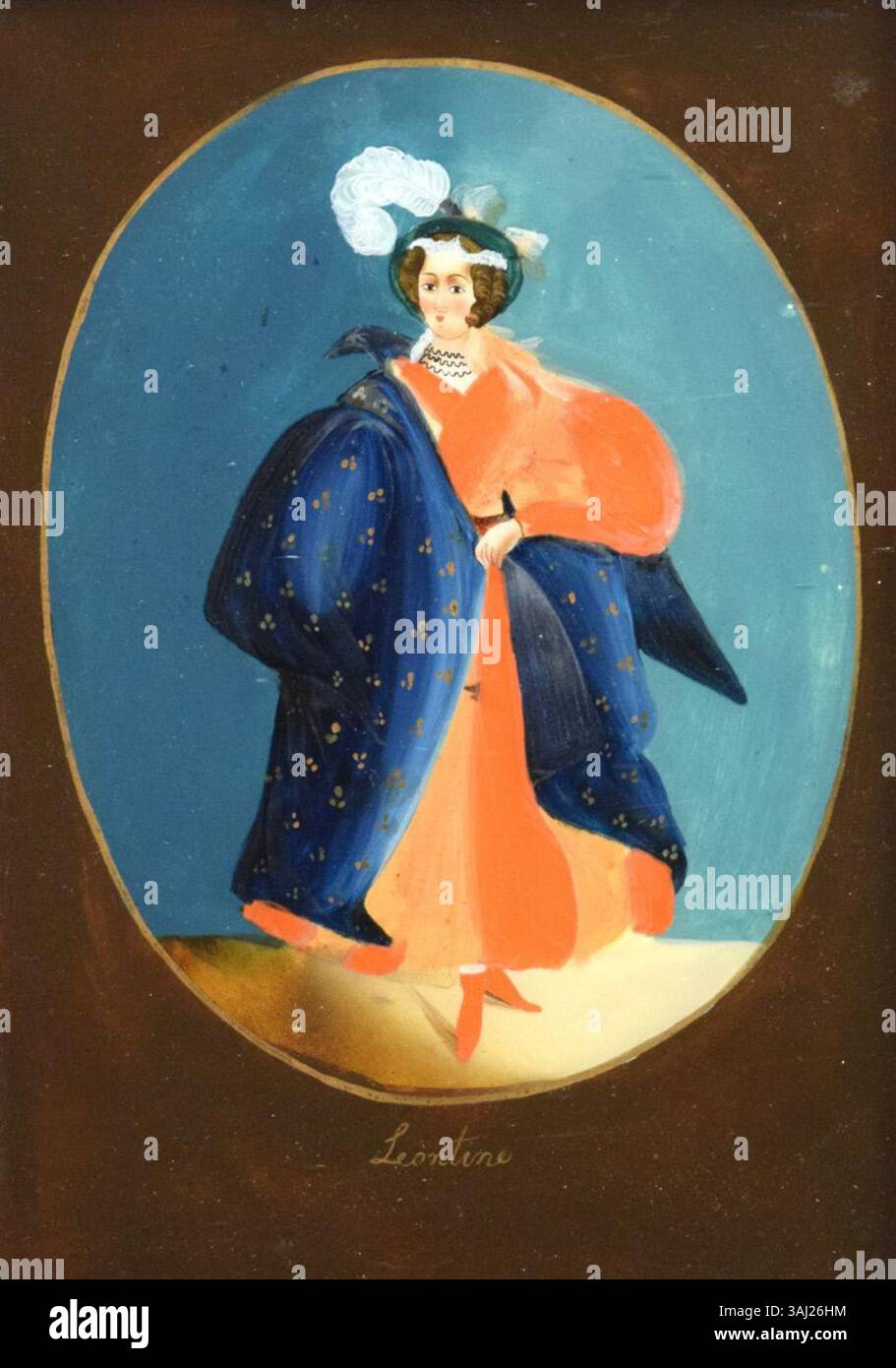 This 19th-century portrait of Leontine captures a dignified female ...