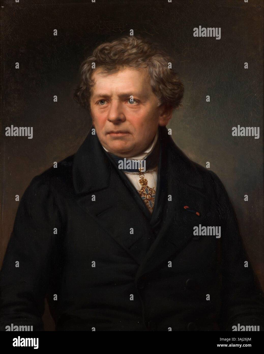 Painting of the physicist Georg Simon Ohm Stock Photo - Alamy