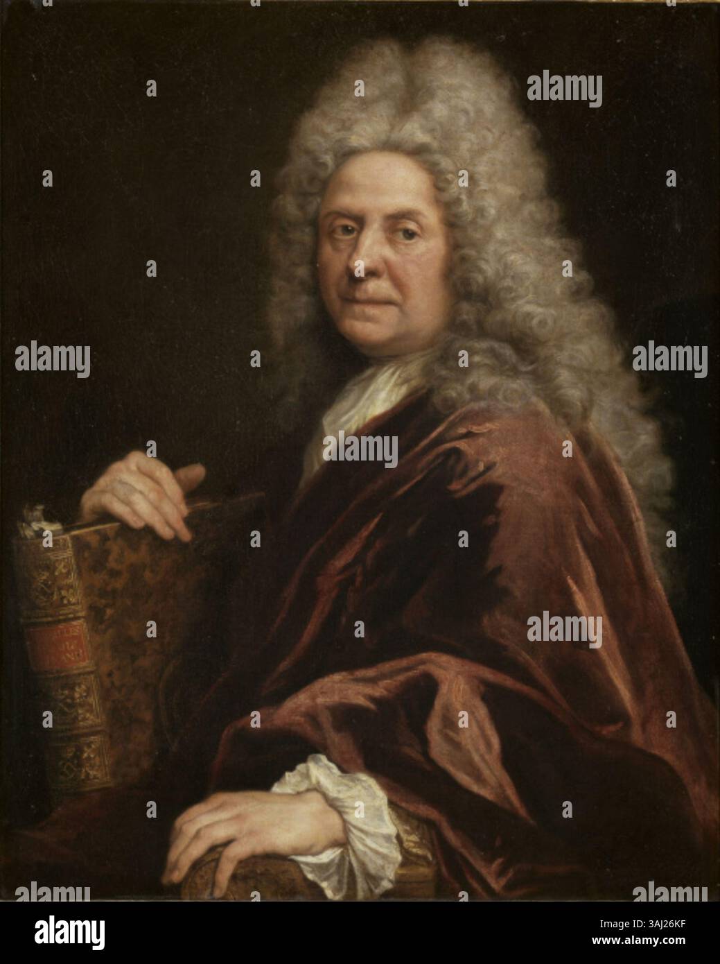 This is a self-portrait of French artist Antoine Coypel (1661–1722 ...