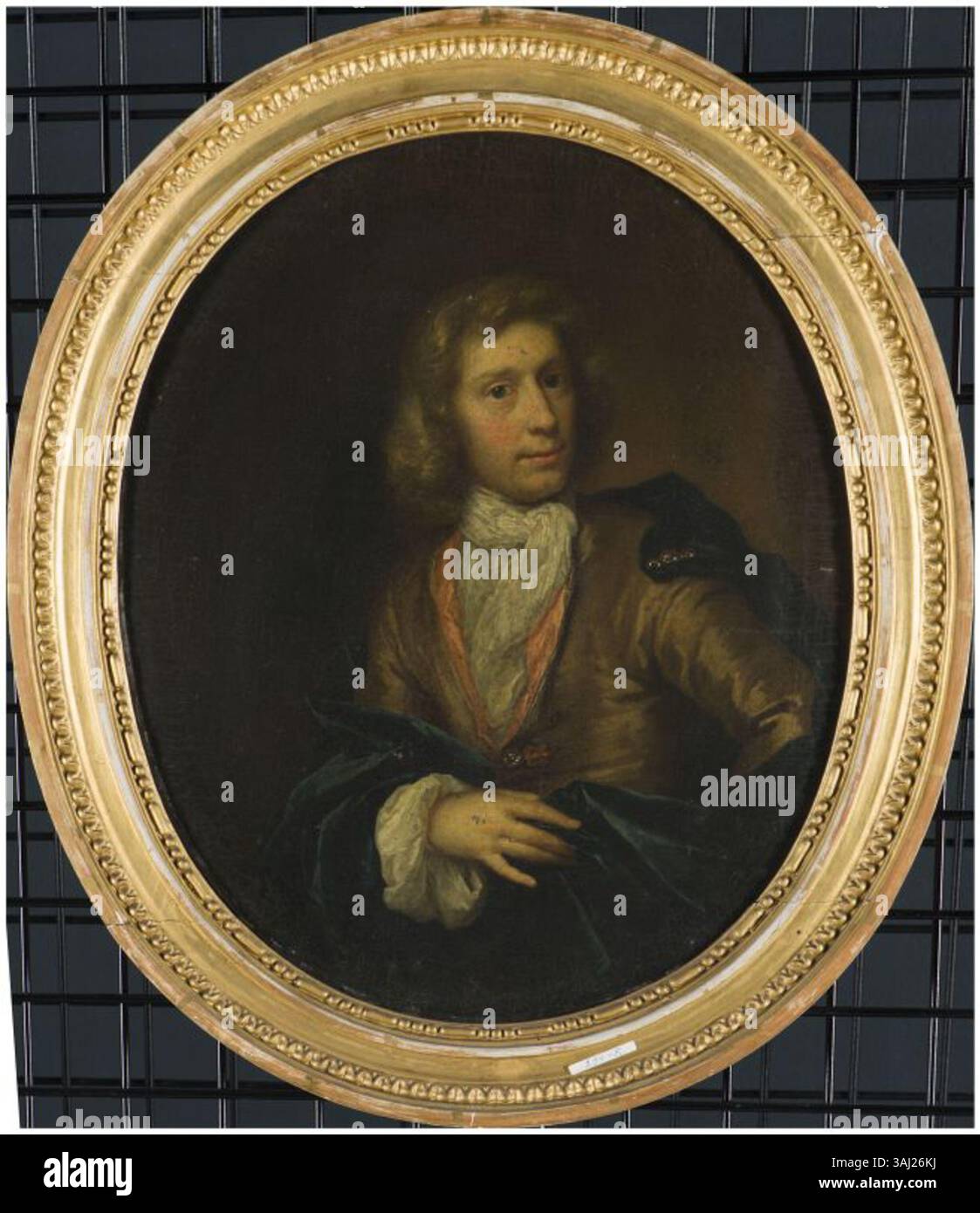 This 1799 oil on canvas portrait depicts Willem or Balthasar Boreel ...