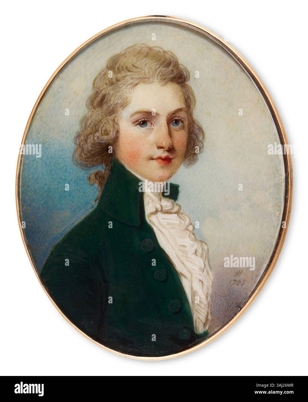 This portrait by Horace Hone (1785) depicts Colonel William John Gore ...