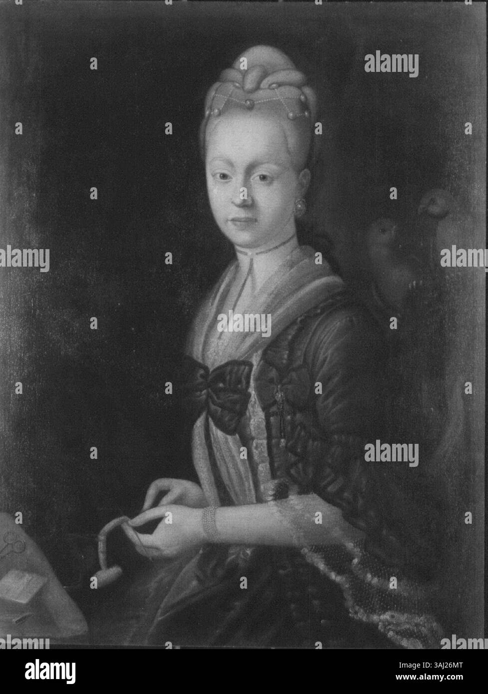 This 18th-century portrait, created circa 1775, depicts Princess ...