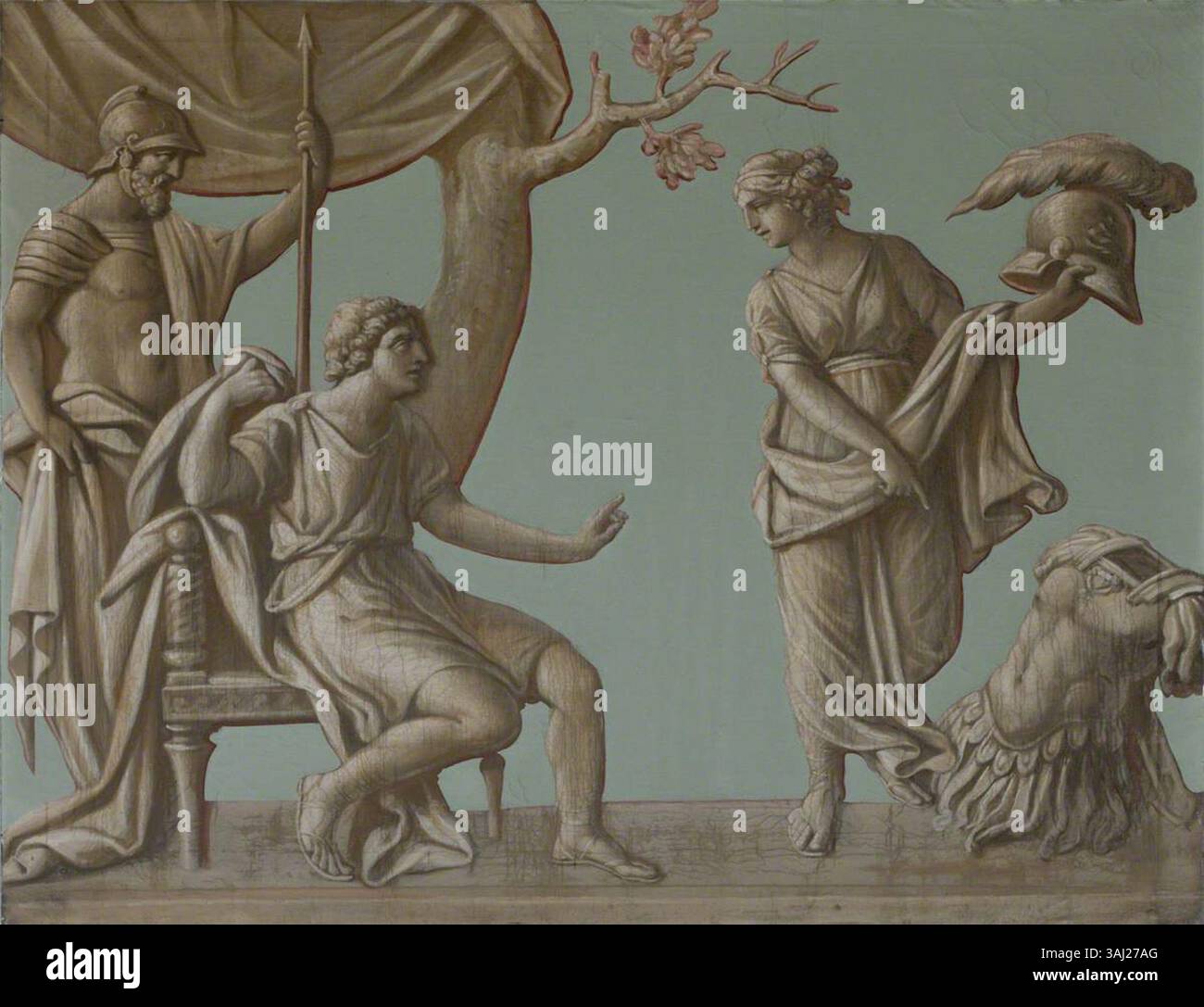 This mythological painting, created between 1759 and 1769 by the ...