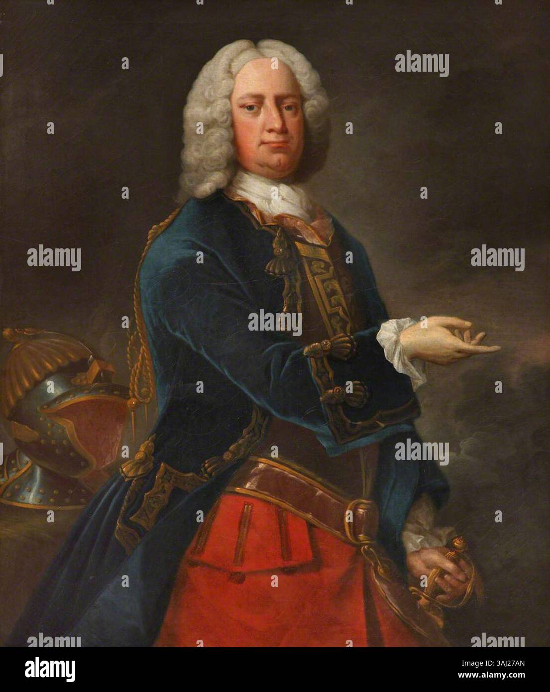 This portrait of Lieutenant-General Richard Onslow (d.1760) was painted ...