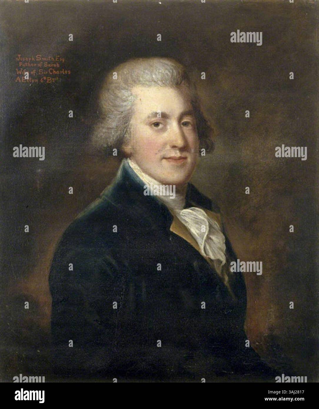 This circa 1760 portrait, attributed to Thomas Beach, depicts Joseph Smith. The oil on canvas ...