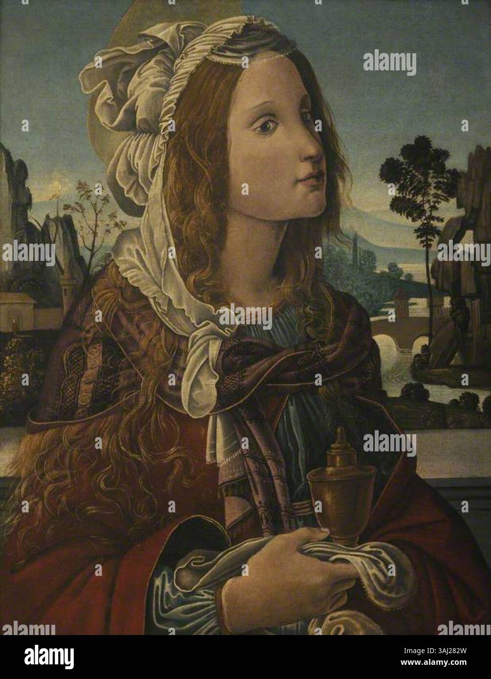 The Magdalene by Raffaellino del Garbo depicts Mary Magdalene in a ...
