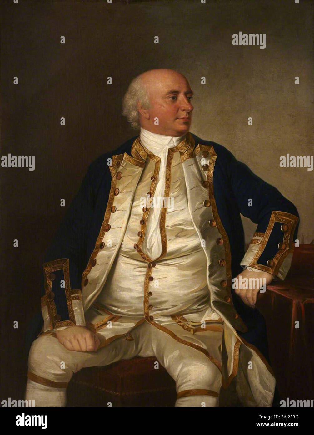 This portrait, painted between 1800 and 1829, depicts Commodore John Watson. The oil on canvas ...