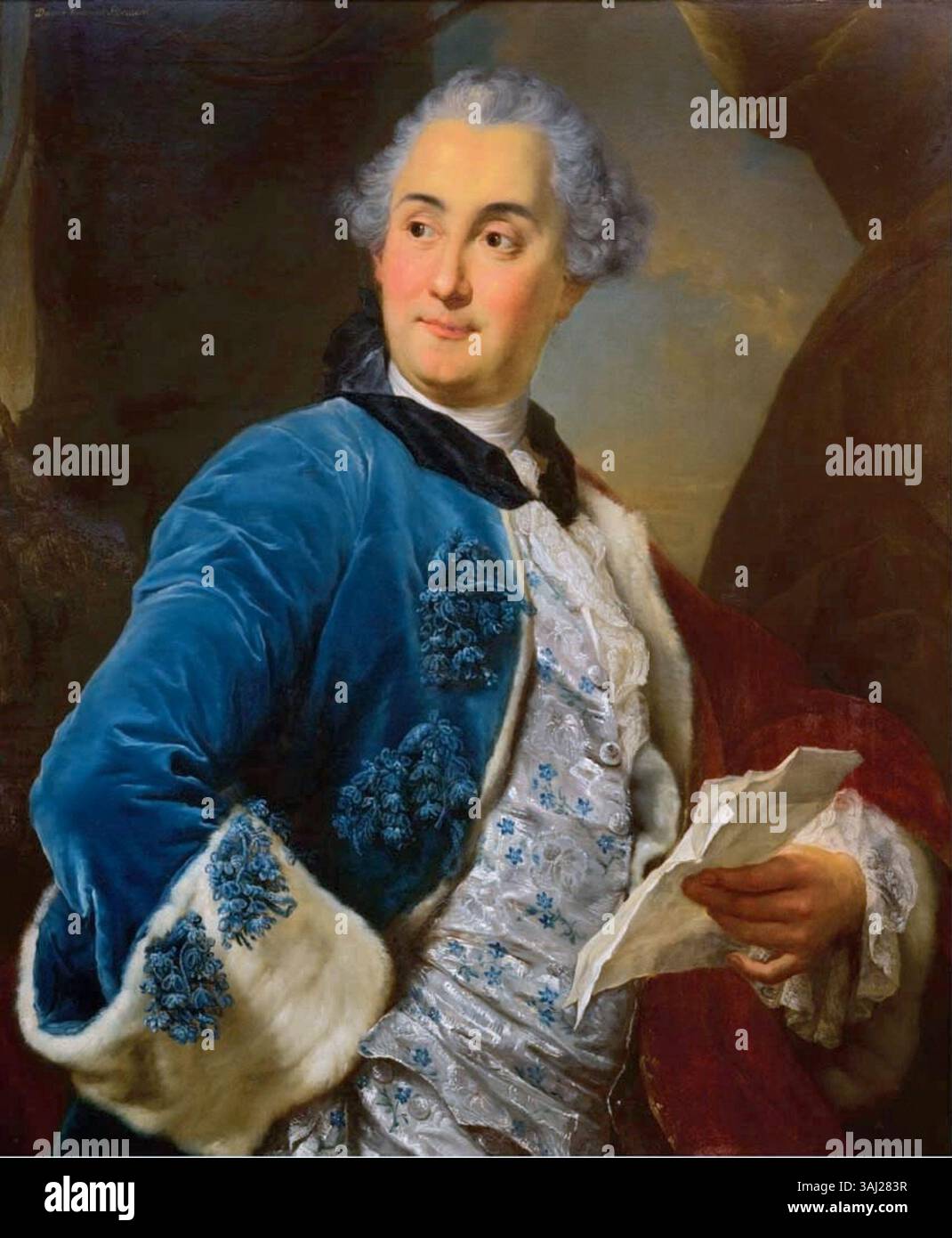 This 1759 portrait by Marcello Bacciarelli depicts David Murray, commissioned by the Earl of ...