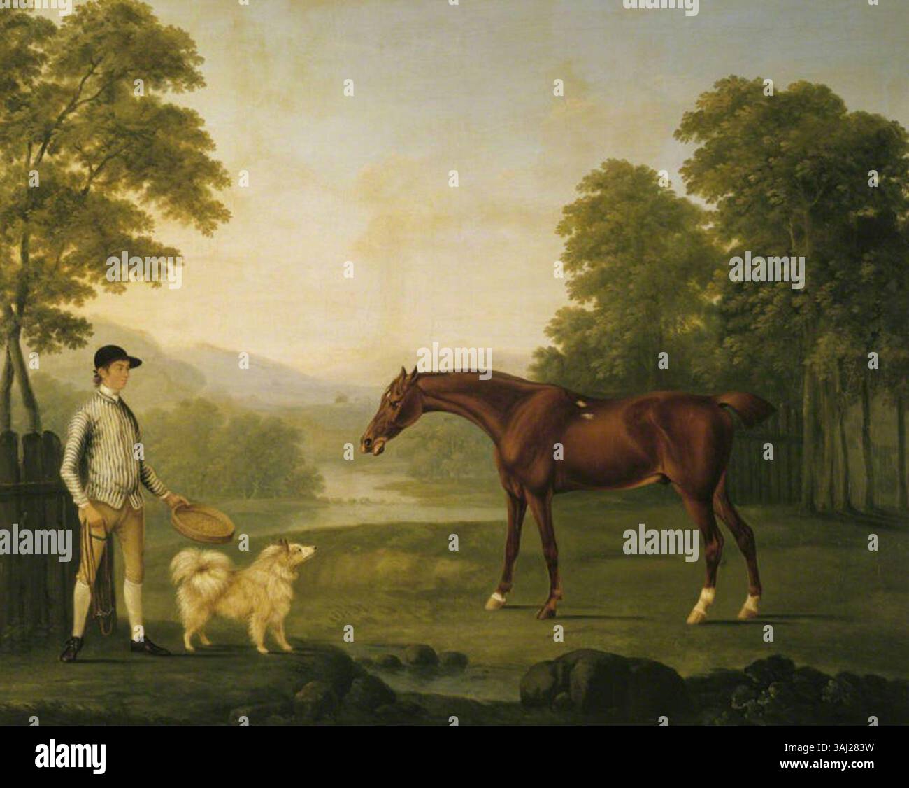 A painting after George Stubbs, depicting a jockey in the Duke of ...