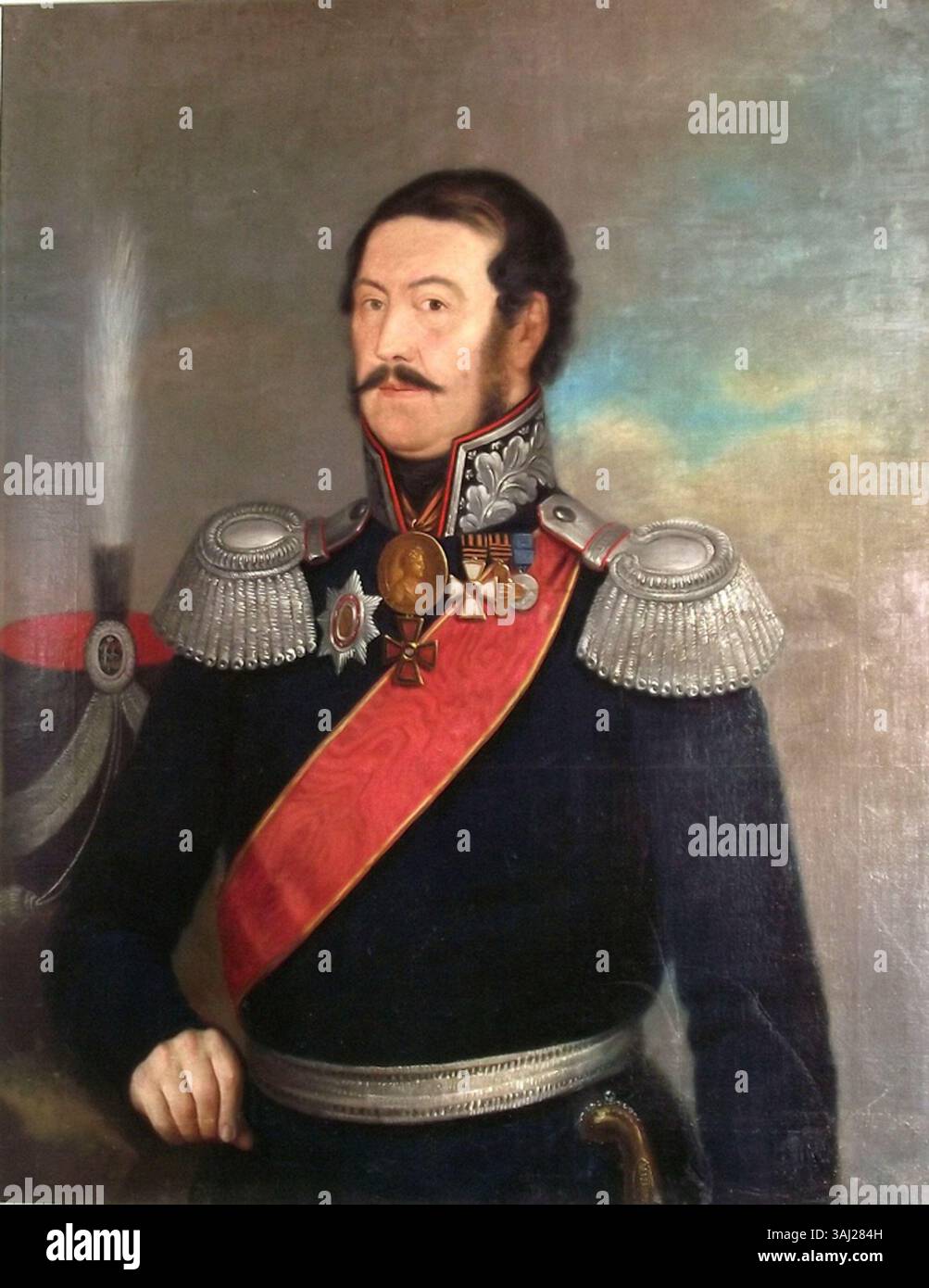 A 19th-century portrait of Stepan Evdokimovich Grekov, an important ...