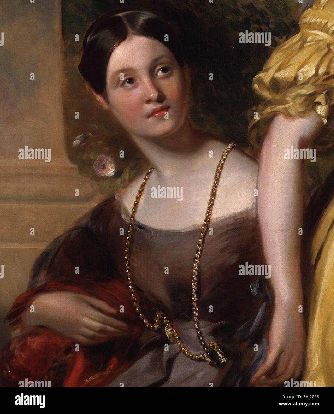 Andrew Geddes's portrait of Catherine Hepburne Lindsay, painted in 1838 ...