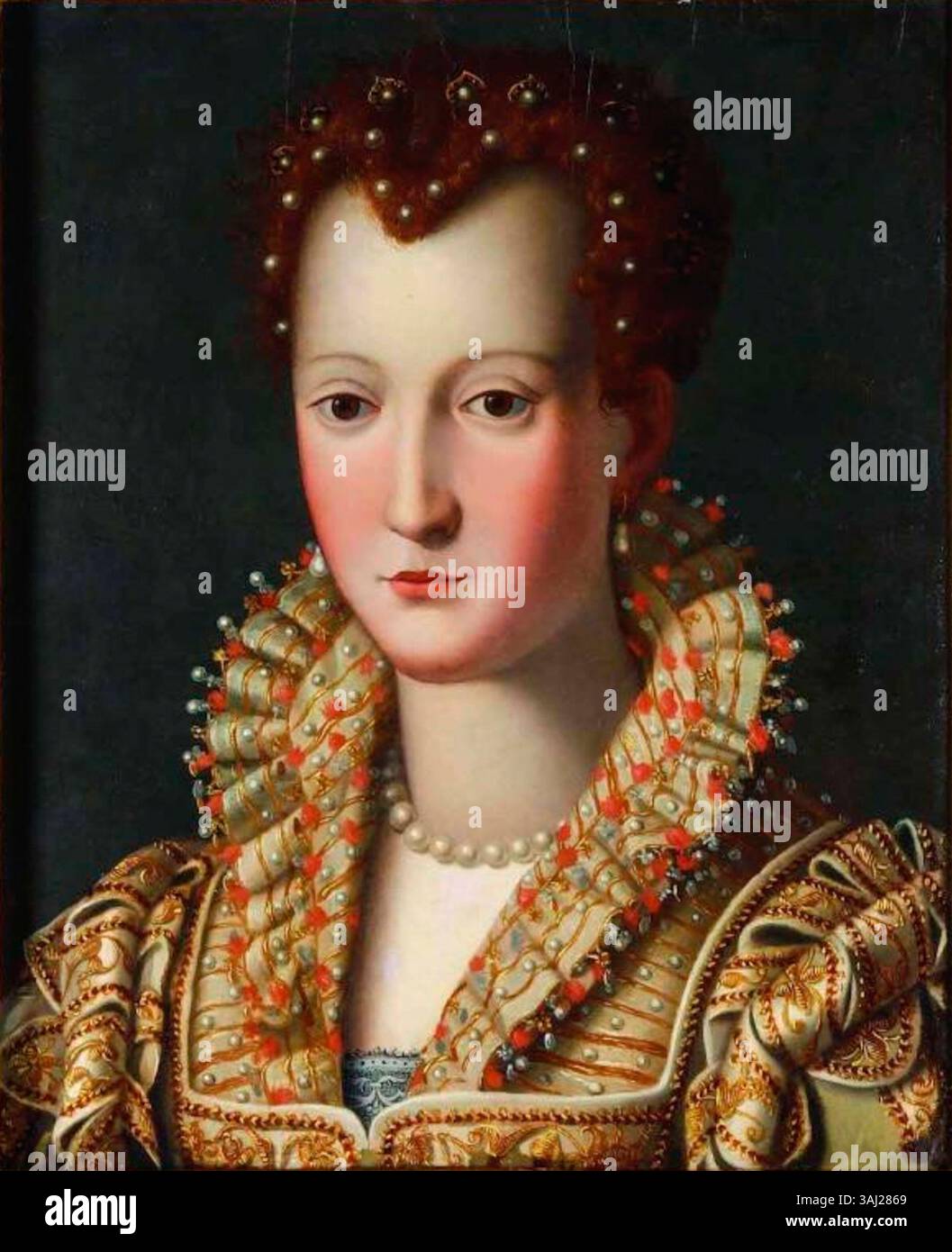 This 16th-century portrait, attributed to the circle of Alessandro Allori, depicts Leonora ...