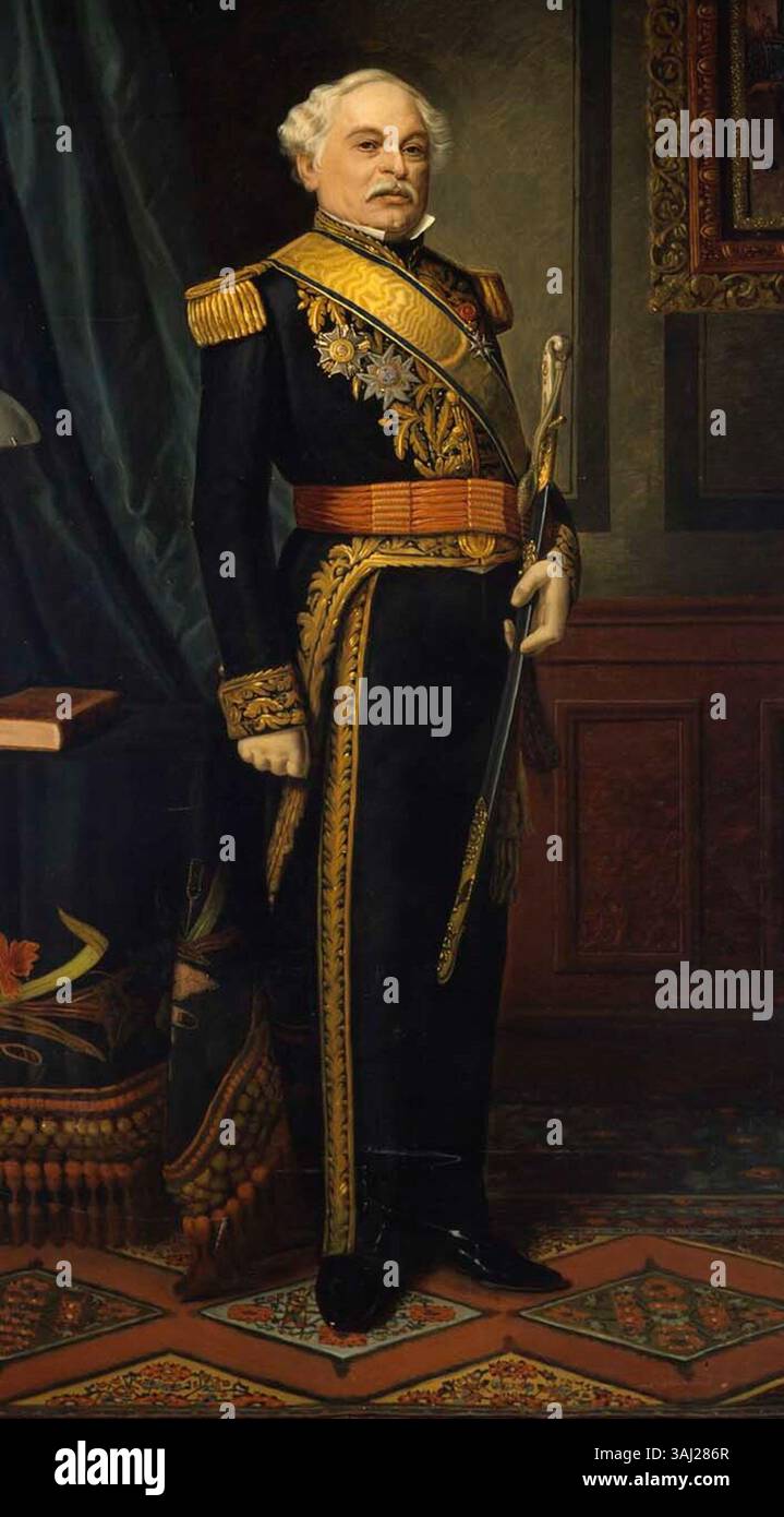 John J. Peoli’s 1890 oil painting depicts General José Antonio Páez, a ...
