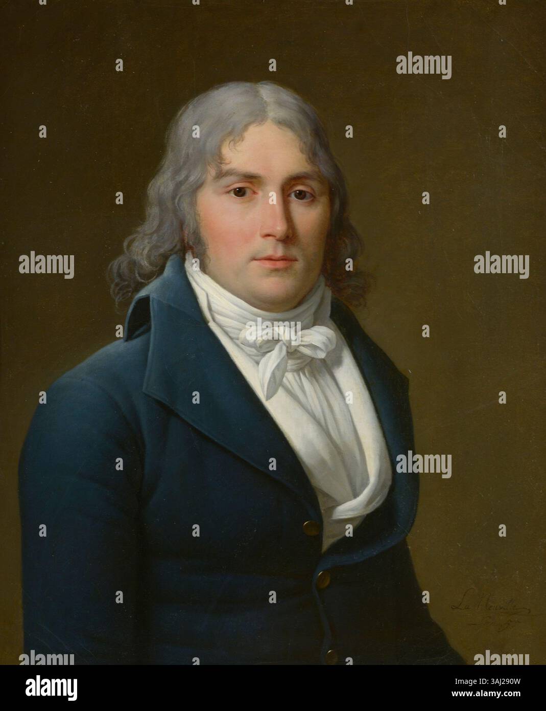 Jean-Louis Laneuville's portrait of Louis-François Bertin, painted ...