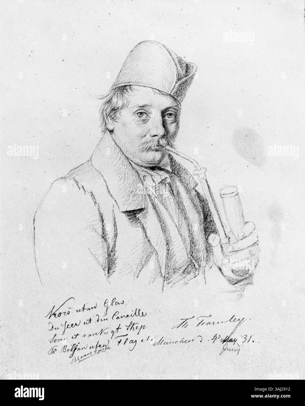 This cropped version of Thomas Fearnley’s 1831 self-portrait ...