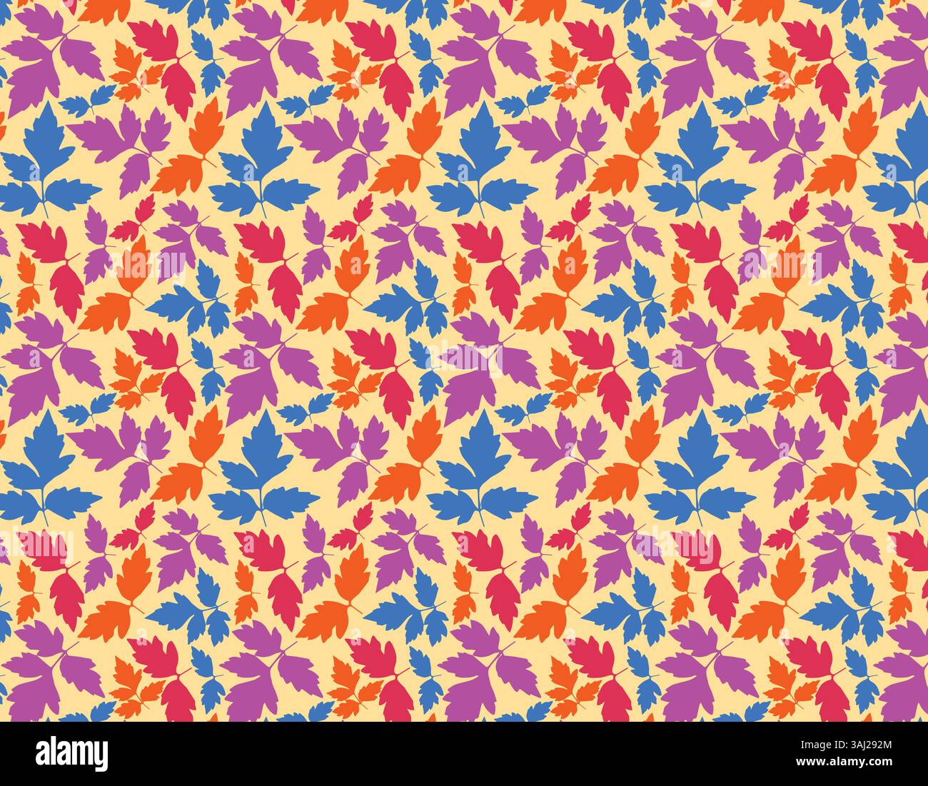 Colorful Foliage Background for Seasonal Designs Stock Vector Image ...