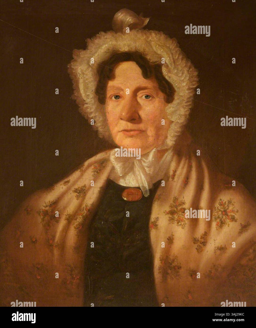 This circa 1850 portrait from the British School depicts an unknown ...