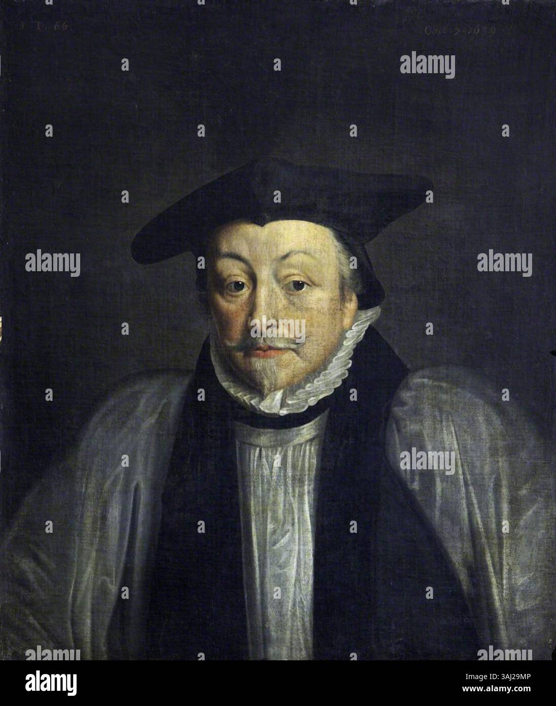 Portrait of William Laud, Archbishop of Canterbury, aged 66, after the ...