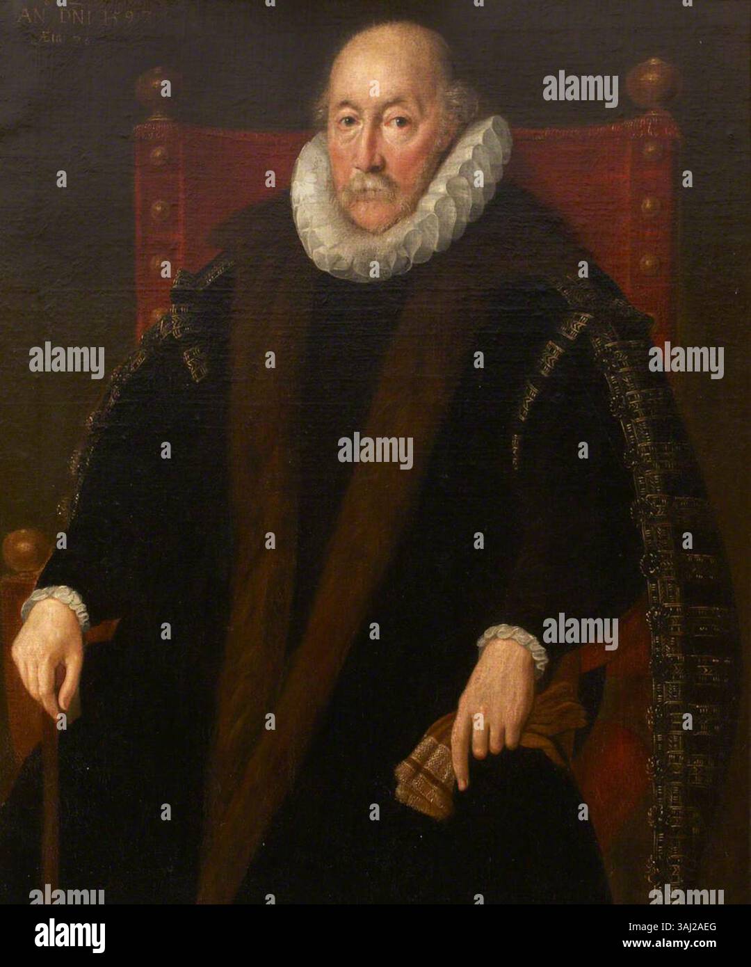 This portrait by Marcus Gheeraerts the Younger depicts an unknown ...