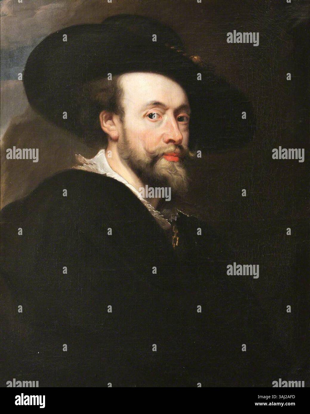 This 19th-century self-portrait after Peter Paul Rubens replicates the ...