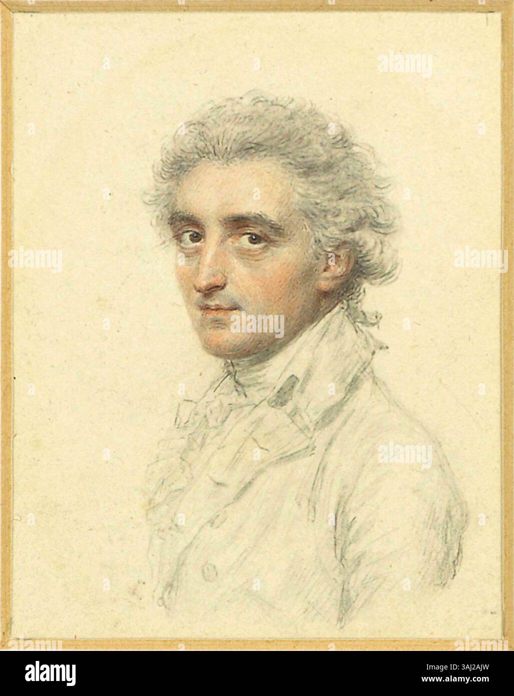 This miniature portrait by John Smart, dated circa 1784, depicts ...