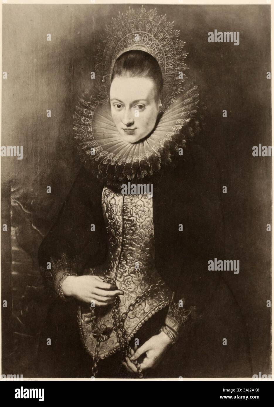 Peter Paul Rubens' 'Portrait of a Young Woman with a Rosary' is a ...