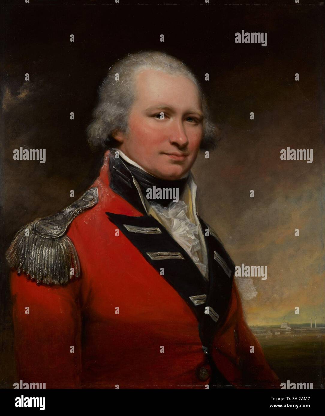 This 18th-century portrait by Arthur William Devis depicts a captain ...
