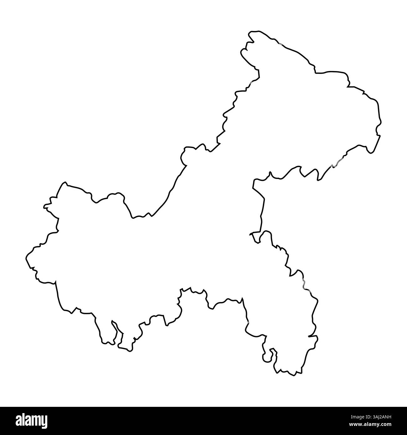 Chongqing map hi-res stock photography and images - Alamy