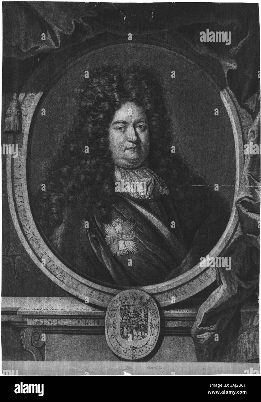 Portrait of Wolf Dietrich von Beichlingen, depicted by Peter Schenk the ...