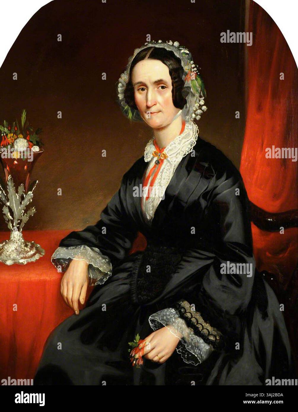 This 1850-1860 portrait depicts Mrs. Hammerton, the great-aunt of Miss ...