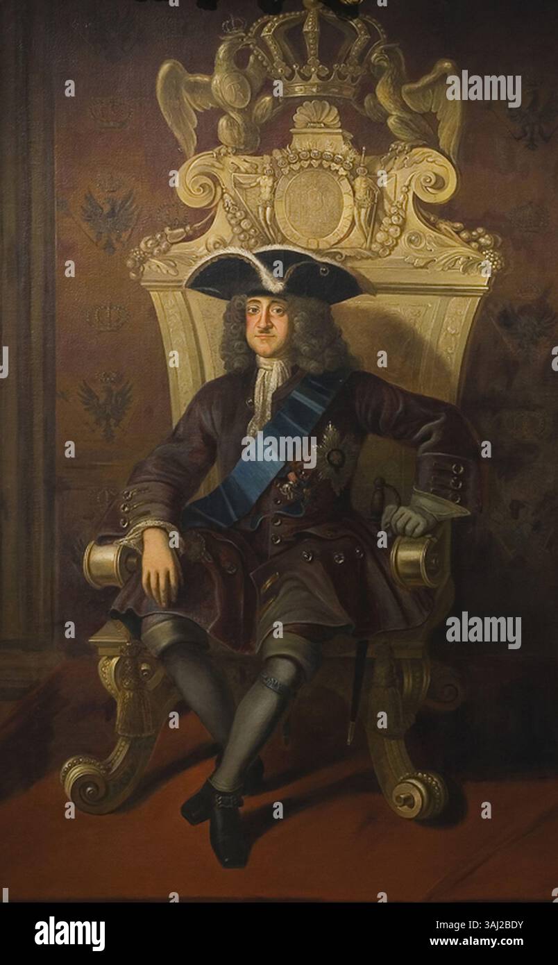 Friedrich Wilhelm Weidemann's 1700-1701 painting of Friedrich I of ...