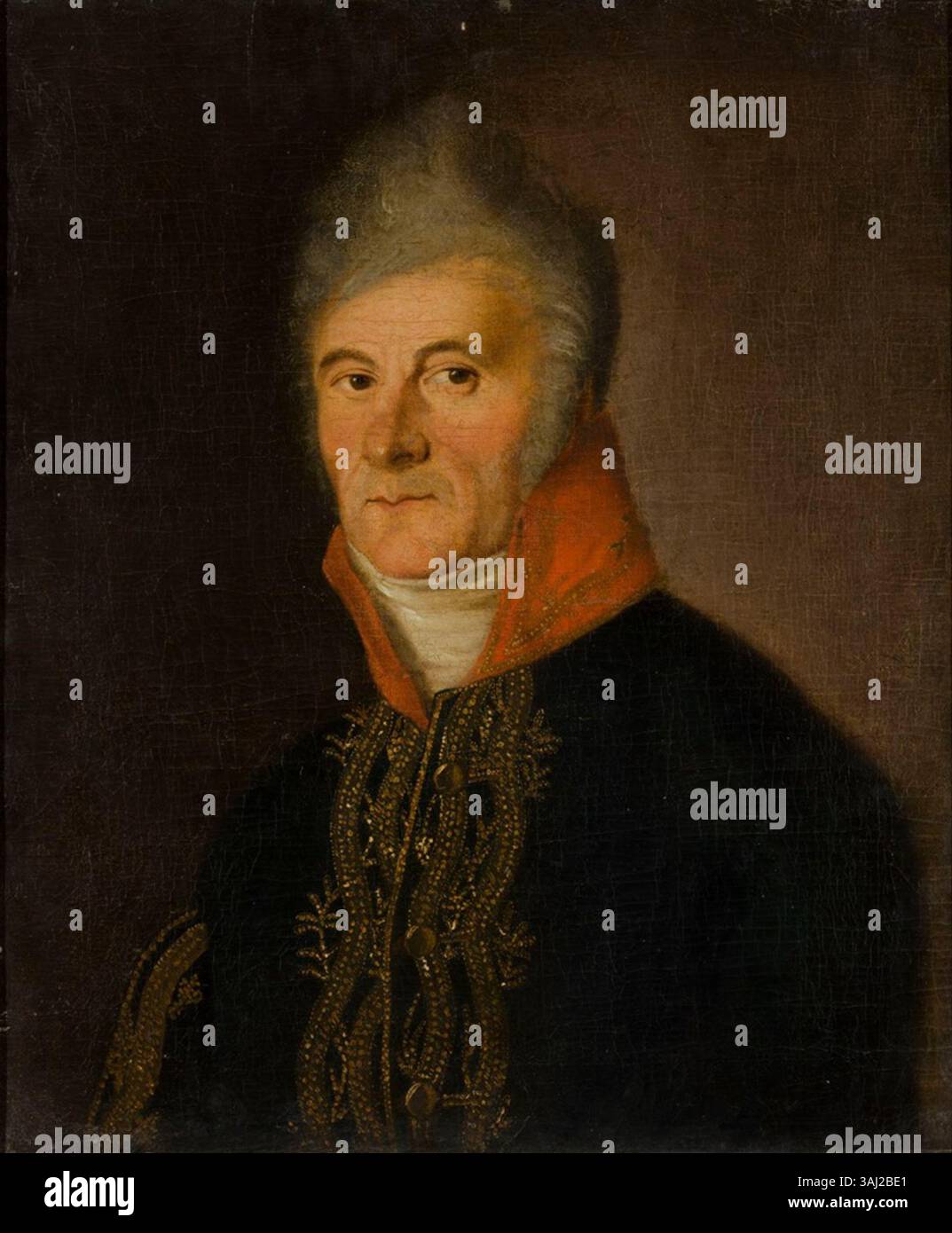 This portrait of Markov Vasiliy Ivanovich, painted by an unknown artist ...